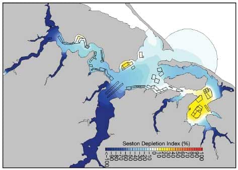 Spatially explicit seston depletion index to optimize shellfish culture ...