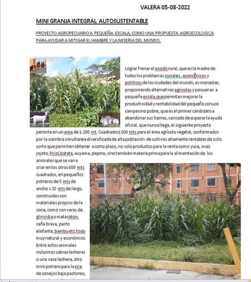 mini granja integral autosustentable | Engormix