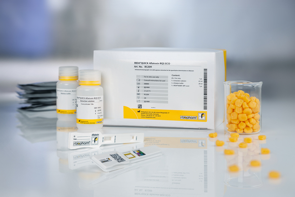 RIDA®QUICK Aflatoxin RQS ECO detección de aflatoxina en maíz