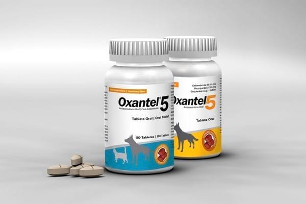 Oxantel® 5 antiparasitario interno en tabletas para perros y gatos