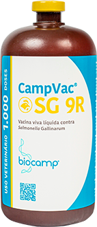 Campvac SG 9R Liquida vacuna viva contra Salmonella para aves