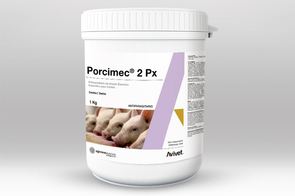 Porcimec® 2 Px Antiparasitario de base fenbendazole para cerdos