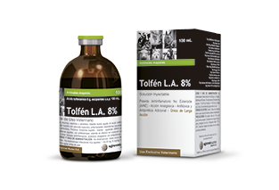 Tolfén L.A. 8%® | Tolfemax A.P. 8% antiinflamatorio para ruminantes
